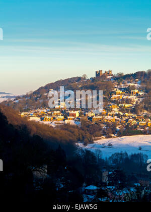 The village of Starkholmes near Matlock in the Derbyshire Peak District ...