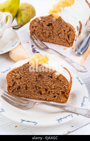 French Christmas cake Stock Photo - Alamy