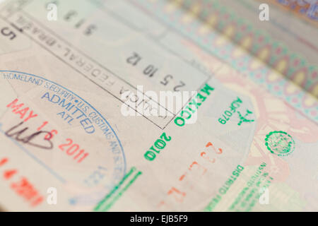 Passport Stamps Kenya Stock Photo: 79707108 - Alamy