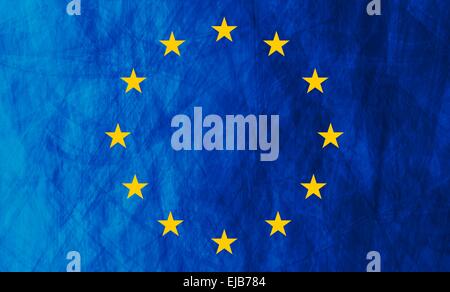 European Union - national flag and gradient background - vertical ...