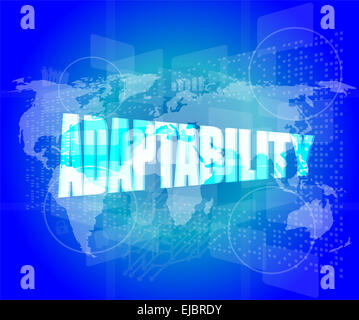 Adaptability word cloud concept Stock Photo - Alamy