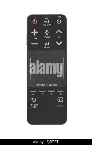 Modern TV remote control on color background Stock Photo - Alamy