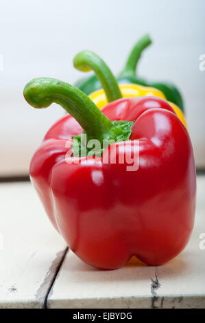 Fresh red whole pep Stock Photo - Alamy