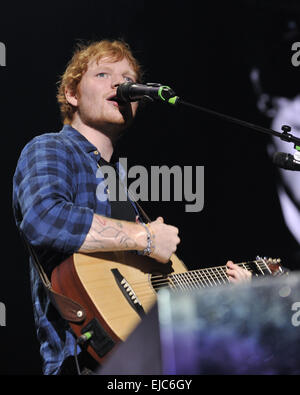 Ed Sheeran performs at the Air Canada Centre. Featuring: Ed Sheeran ...