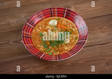 Sehriye - Şehriye Turkish tomato soup with pasta Stock Photo - Alamy