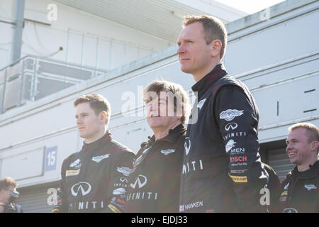 Castle Donington, UK. 24th March, 2015. Rob Austin and Hunter Abbott of ...