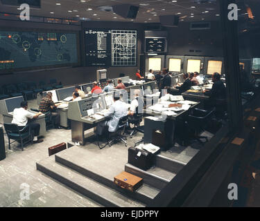 NASA historic mission control room, Houston, Texas, USA Stock Photo - Alamy