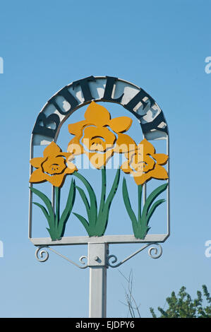 Butley Village Sign, Suffolk Stock Photo - Alamy