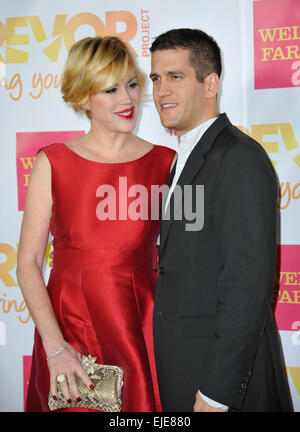 Actress Molly Ringwald and her husband Panio Gianopoulos and their ...