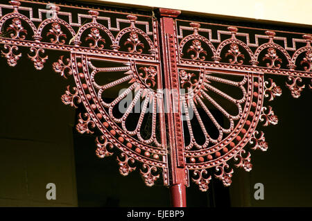 veranda iron work, victorian house, Queenscliff, Victoria, Australia ...