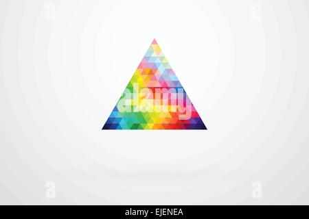 Triangle Color Palette Guide Spectrum Vector Stock Vector Image & Art ...