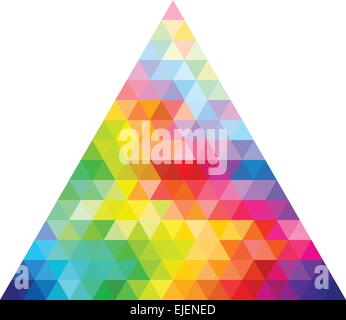 Triangle Color Palette Guide Spectrum Vector Stock Vector Image & Art ...
