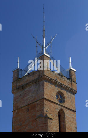 Kirkgate and St Michael's Church Spire Linlithgow Stock Photo - Alamy