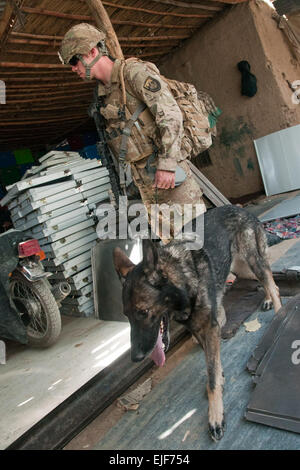 A U.S. Soldier with the 58th Military Police Company holds security ...