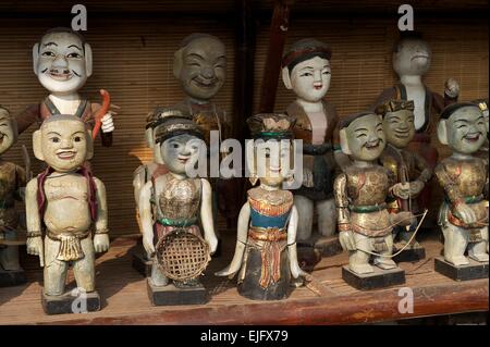 Water puppet figures Hanoi Vietnam Stock Photo - Alamy
