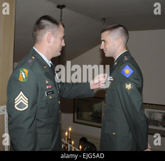 U.S. Army Soldier Spc. Jeremy Roup, infantryman, assigned to Bravo ...