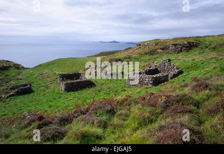 abandoned village of crakaig settlement highland clearances Stock Photo ...
