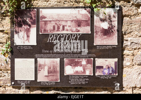 the rectory at Tyneham village Dorset Stock Photo - Alamy