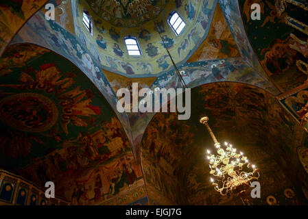 Wonderful interior ceiling of an Orthodox church Stock Photo - Alamy