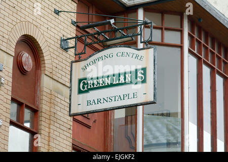 Green Lanes shopping centre Barnstaple Devon England UK Stock Photo - Alamy