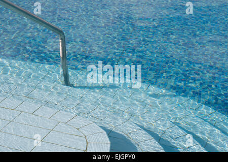 Swimming pool with stairs Stock Photo - Alamy