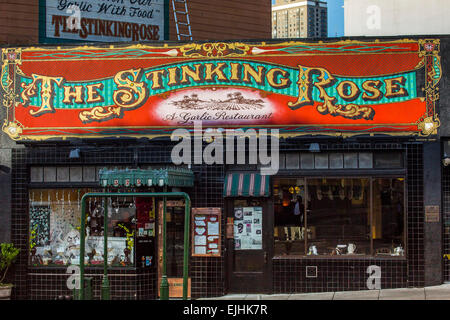 The Stinking Rose garlic restaurant in San Francisco, California, USA ...