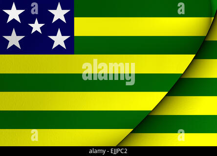 Flag of Goias. Close up Stock Photo - Alamy