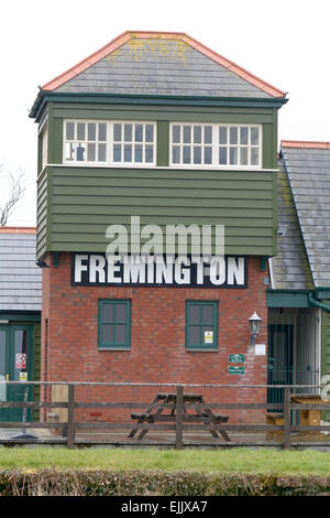 Fremington Railway Station in Fremington, Devon, England Stock Photo ...