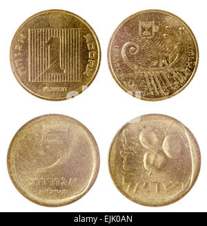 Israel 1 Sheqel Coin Stock Photo - Alamy