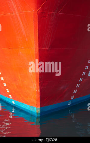 Ship's Plimsoll line Stock Photo - Alamy