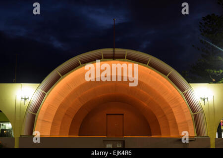 The Sound Shell in the Marine Parade Gardens, Napier, New Zealand Stock ...