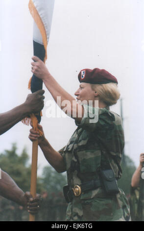 U.S. Army Lt. Gen. Ann E. Dunwoody (center) smiles as Chief of Staff of ...