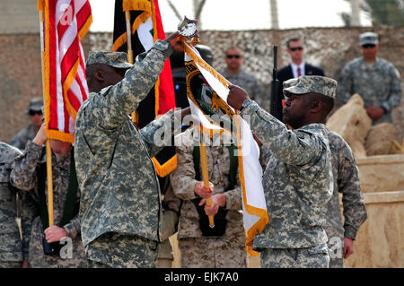 Command Sgt. Maj. Joseph Allen (right), command sergeant major of ...
