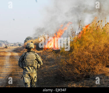 Soldiers from 1st Battalion, 63rd Armor Regiment conduct a situational ...