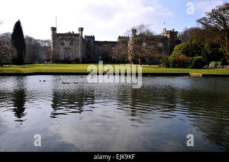Towneley Hall and Museum, Towneley Park, Burnley, Lancashire. UK Stock ...