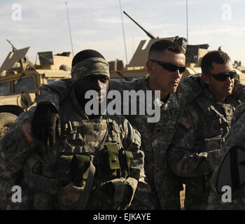 U.S. Army 1st Sgt. Andy Hardy, Echo Company, 266th Quartermaster ...