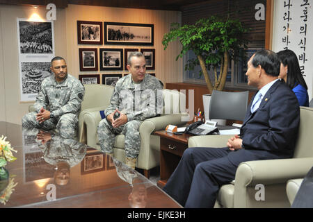 U.S. Army Reserve Brig. Gen. Aida Borras (right), assistant deputy ...