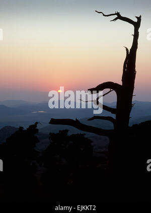 Mt Scott with a beautiful sunset Stock Photo - Alamy