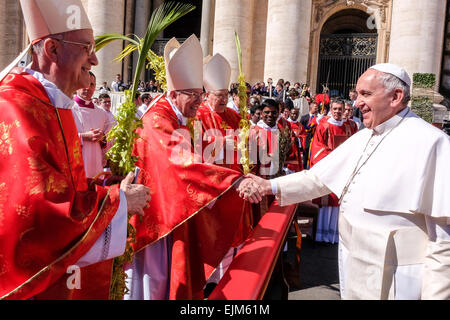 Vatican City, Italy. 29th March 2015. Pope Francis, Sunday of Palms ...