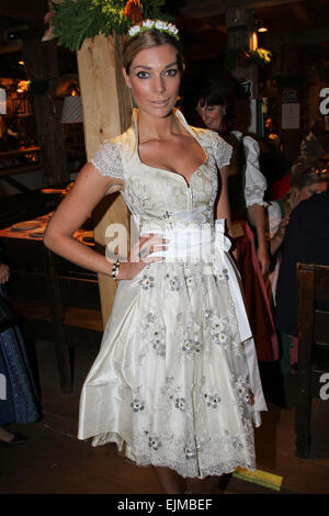 Ralph Siegel and his new girlfriend Annika Gassner at Kaefer Festzelt ...