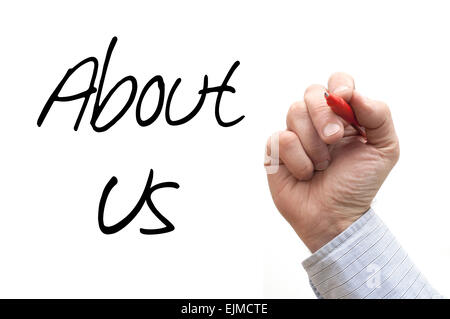 Fountain pen writing the word help wanted Stock Photo - Alamy