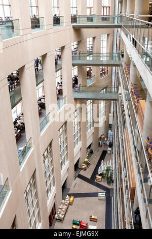 Inside of the Vancouver Central Library Stock Photo - Alamy