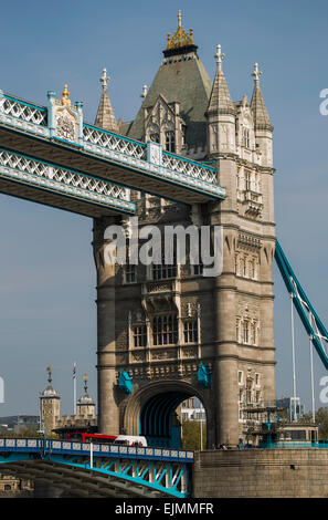 Tower Bridge details, London Stock Photo - Alamy