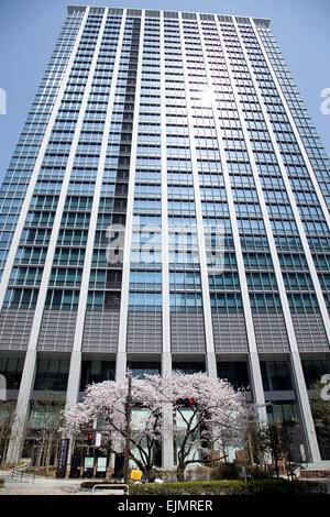 General view: the new building Shinagawa Season Terrance is under ...