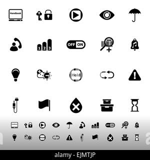 Washing machine manual icon set. Signs and symbols for washing machine ...