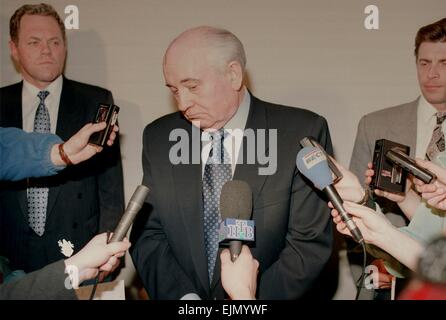 First president of the USSR Mikhail Gorbachev with his daughter Irina ...