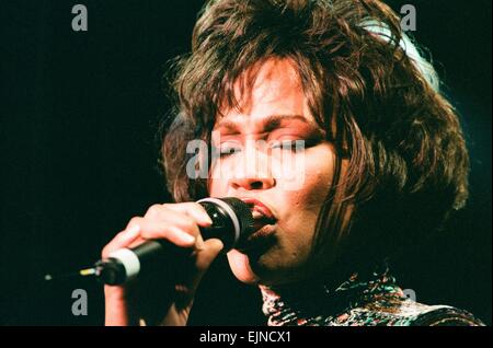 Whitney Houston in Concert at Earls Court Exhibition Centre, London ...