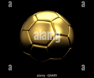 Gold soccer ball isolated on white background Stock Photo: 80381838 - Alamy