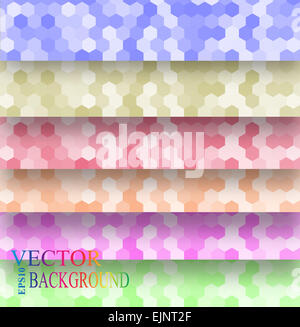 Seamless texture gray hex grid. Vector Illustration Stock Photo - Alamy