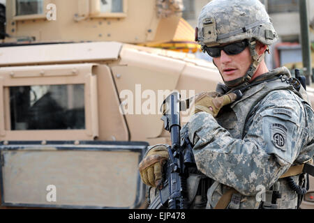 U.S. Army 1st Lt. Steve Smith from Raleigh, N.C., of 3rd Brigade Combat ...